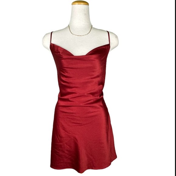 Garage | Dresses | Nwt Garage Red Satin Formal Dress Various Sizes ...